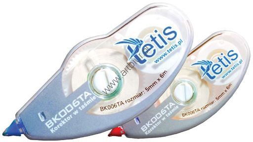 Korektor w taśmie Tetis BK006TA, 5mm x6m